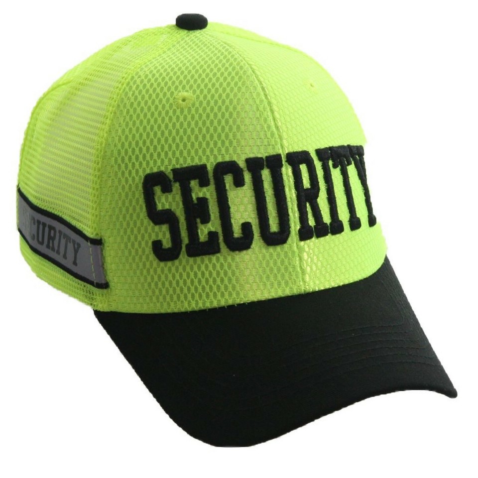FBI CIA CSI POLICE SHERIFF SECURITY Enforcement Baseball Cap Mesh Neon ...