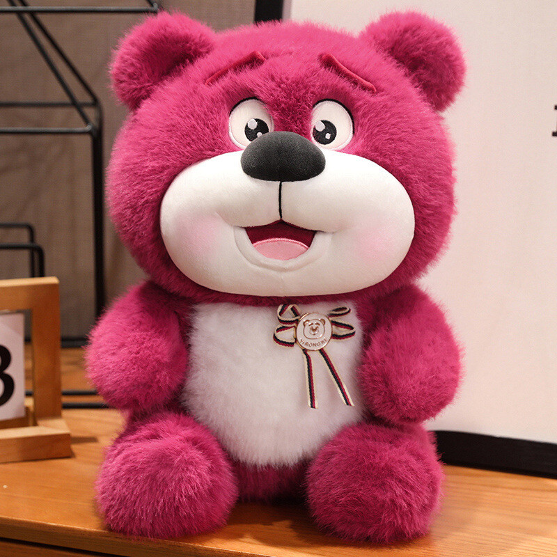 Customizable Cute Stberry Bear Plush Toy Cartoon Bear Doll Gift | eBay