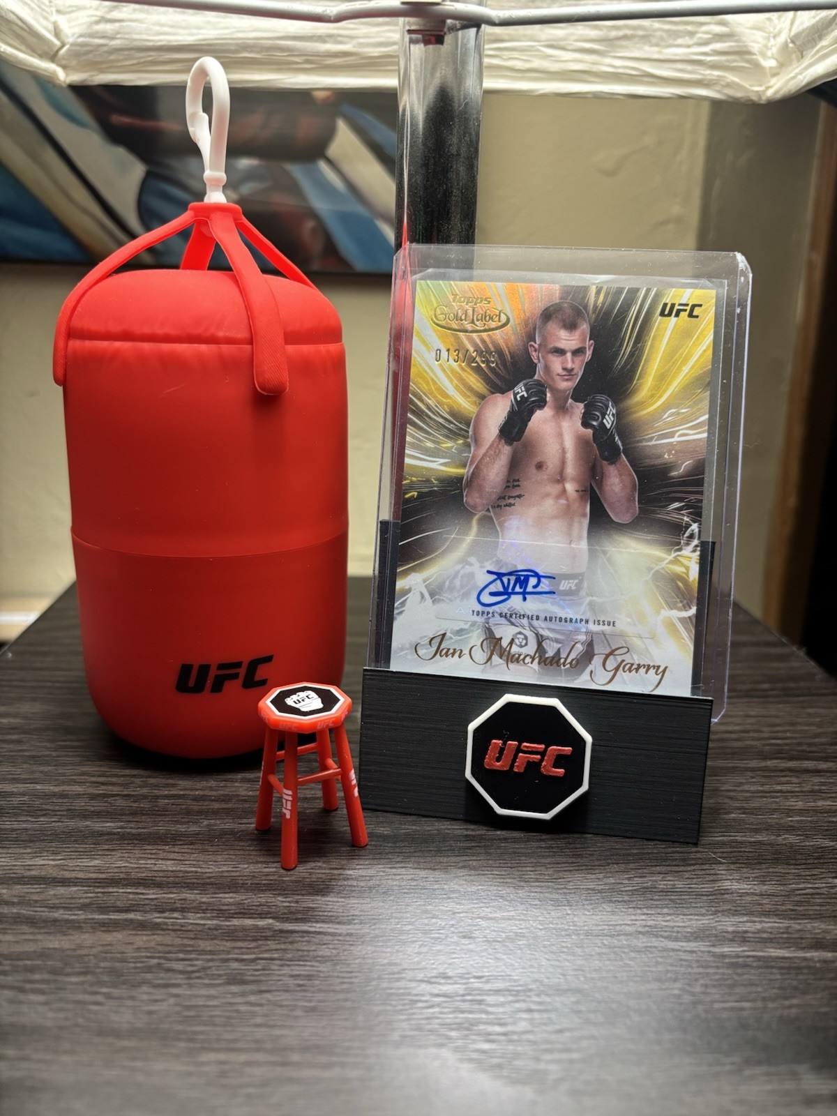 Ian Machado Garry 2024 Topps Gold Label UFC #SGS-IMG Surging Signatures ...