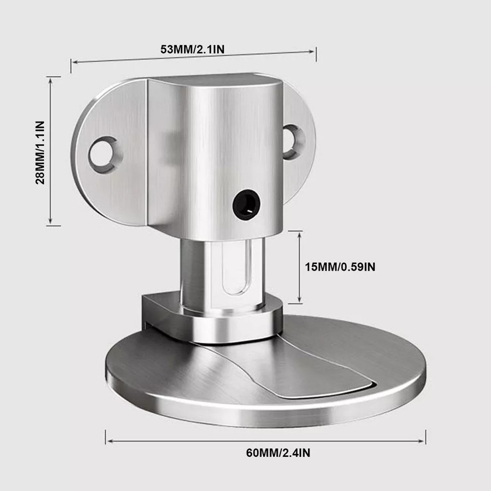 Features Invisible Door Stop Electroplating Technology Door Stop Safety ...