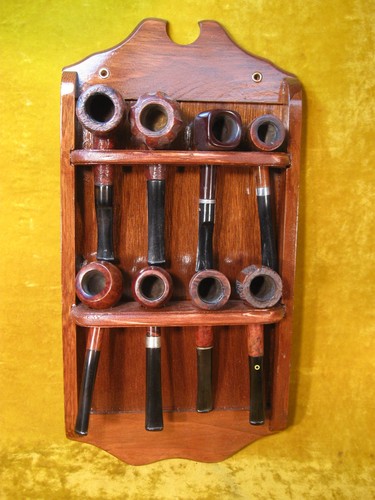 Vintage Tobacco Smoking Pipe rack for 8 Pipes | eBay