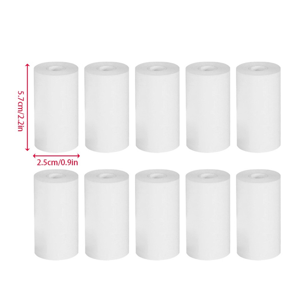 1/2/3 Thermal Paper Rolls Oil-proof Cash Register Receipt Portable Home ...
