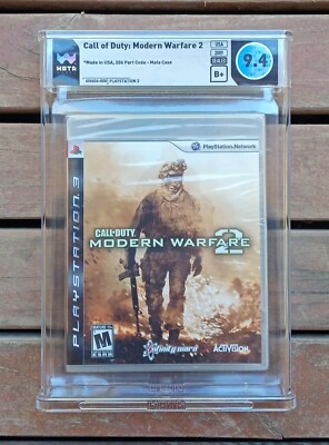 Call Of Duty: Modern Warfare 2 PS3 SEALED 2009 WATA 9.4 B+ MATA Case ...