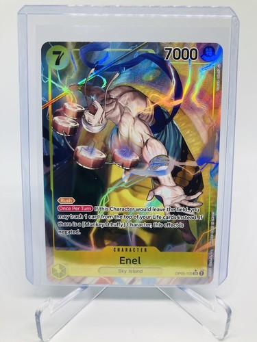 Enel OP05-100 SR Alt Art ONE PIECE Card Game OP-05 English | eBay