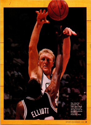 VINTAGE 1990 LARRY BIRD MAGAZINE PHOTO | eBay