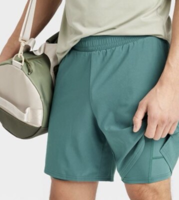 All in Motion Men's XXL Teal Green Any Sport Shorts Inner Shorts Liner ...