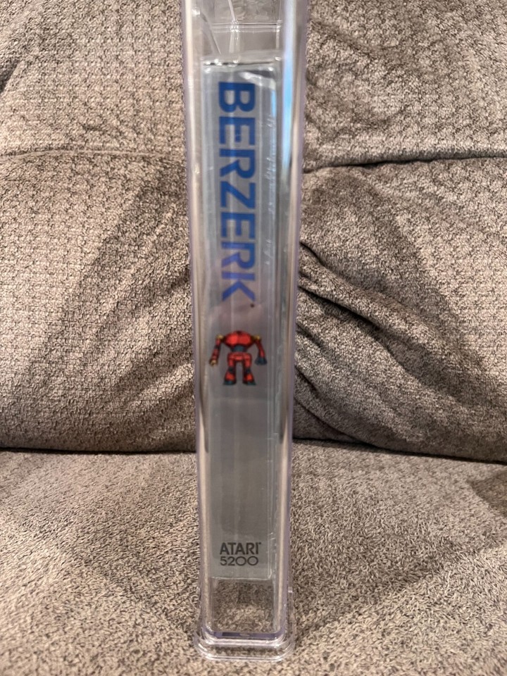 BERZERK ATARI 5200 Video Game WATA Graded 9.0 MINT - Seal A+ Brand New ...