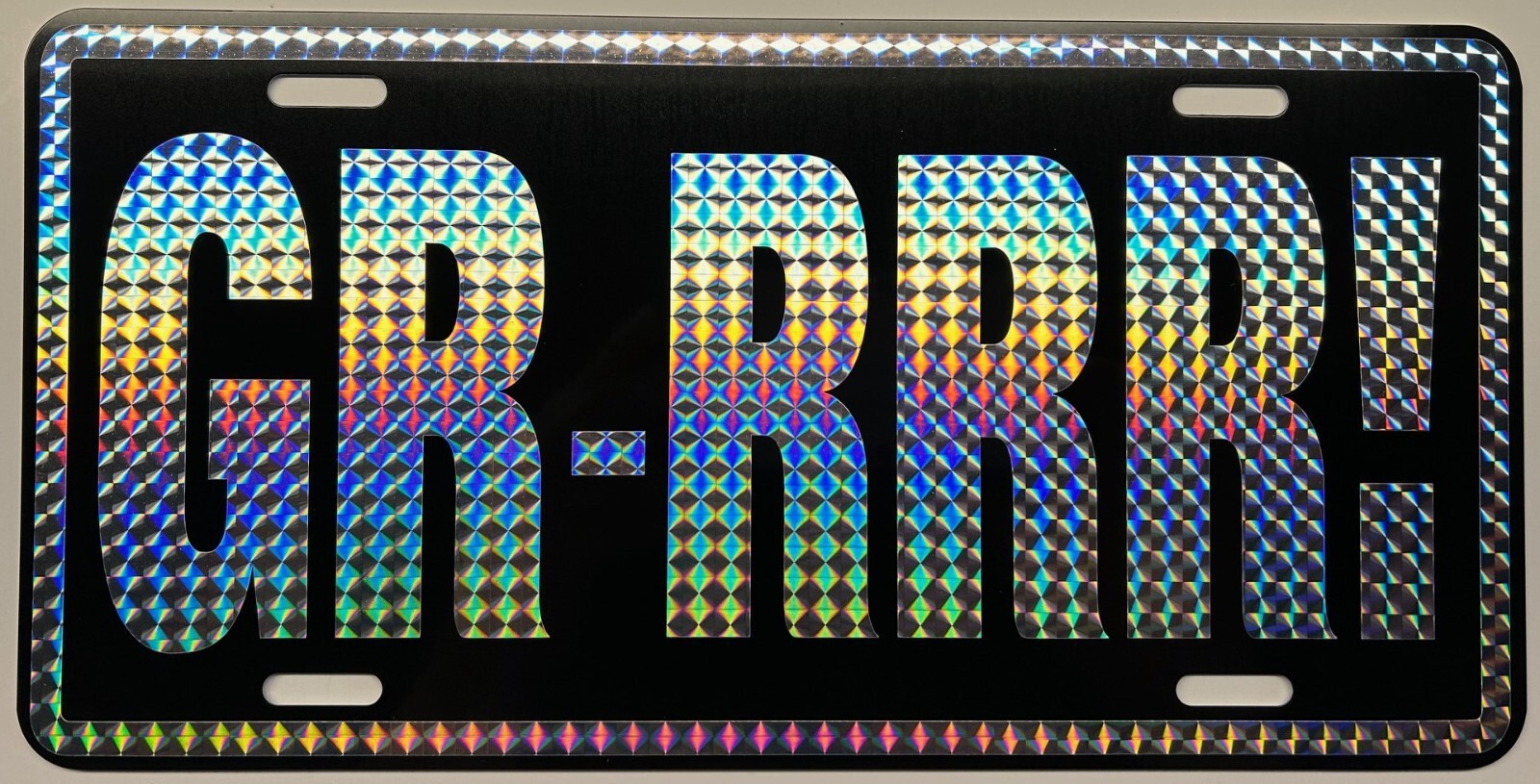 RETRO 1970'S PRISM GR-RRR! GTO Metal License Plate Pontiac Judge Street ...