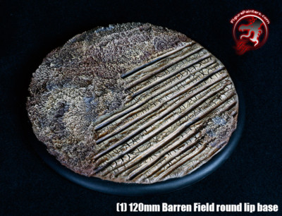 Figure Painters Base 120mm Barren Filed base Battle Engine & Colossal ...