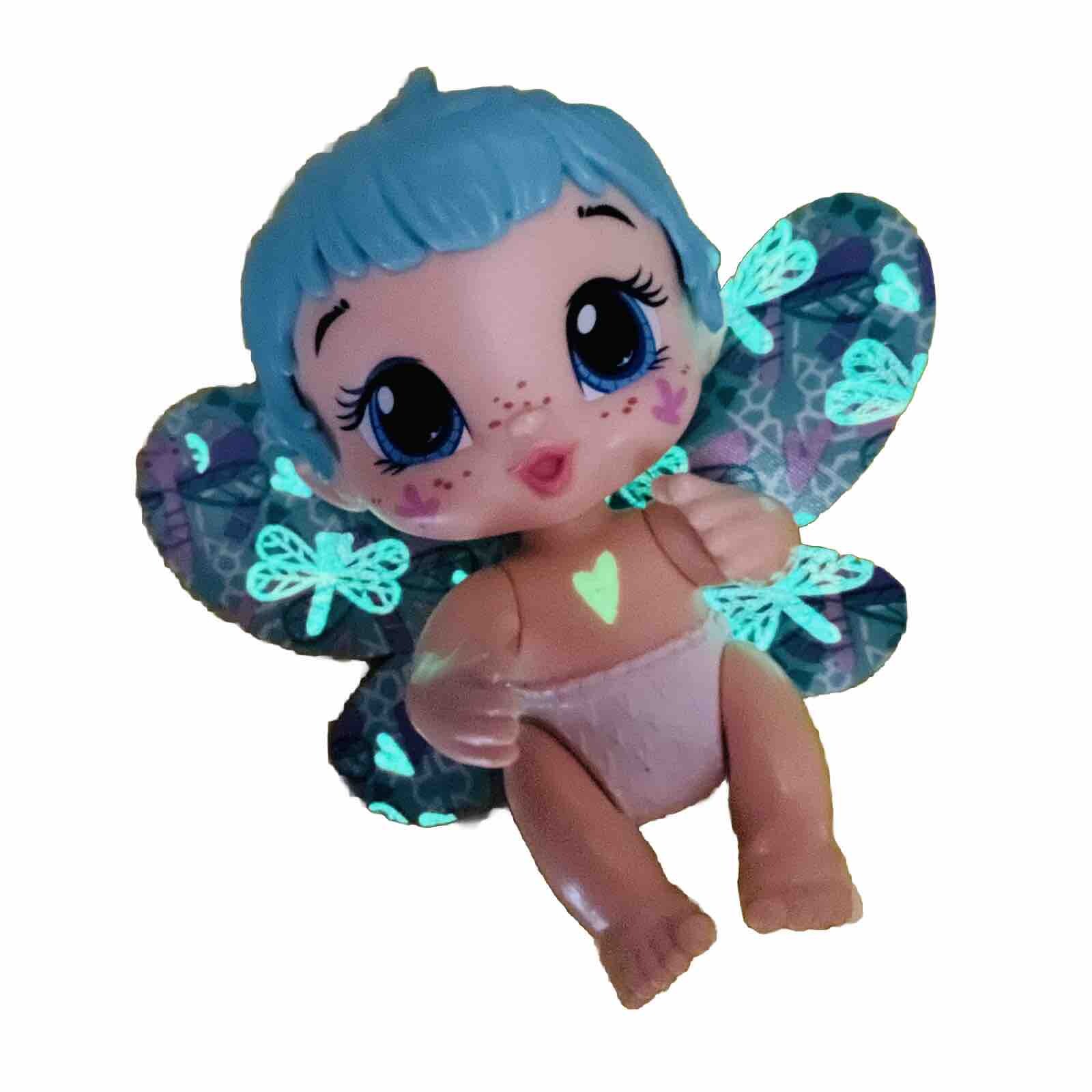 Glow Baby Alive GloPixies Minis Girl Doll Aqua Flutter Pixie Toy | eBay