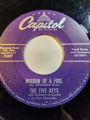 THE FIVE KEYS - Wisdom of a Fool - Capitol 3597 VG F198 | eBay