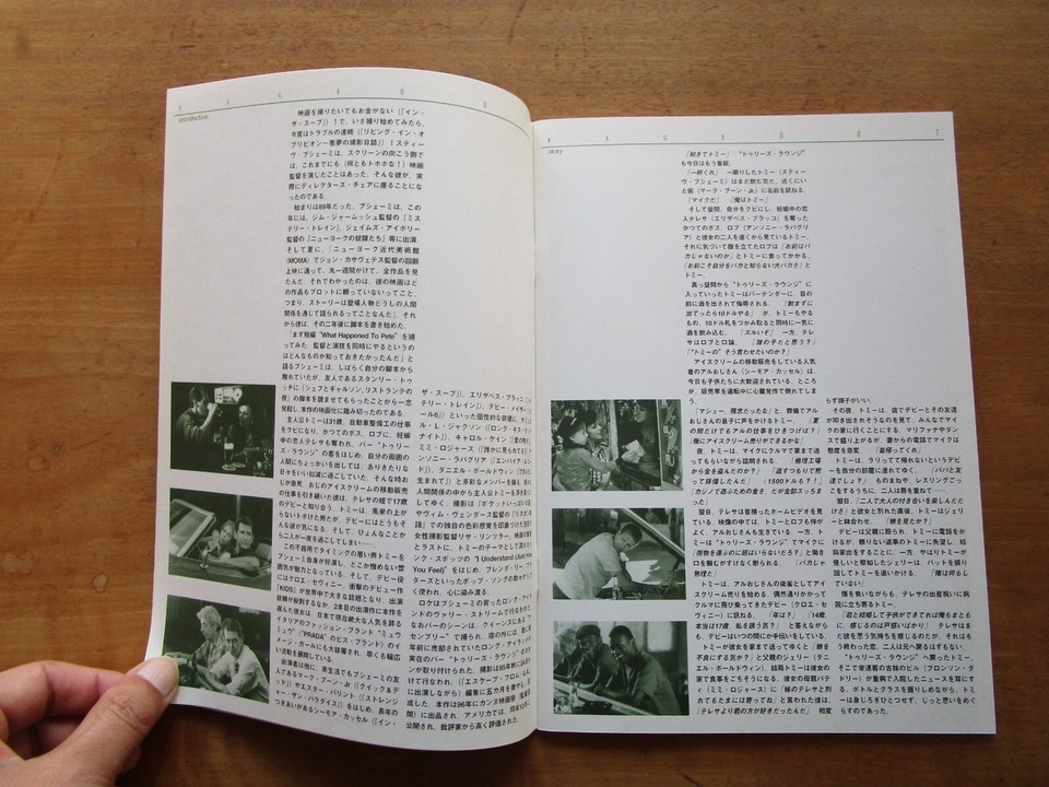 Film "Trees Lounge" Steve Buscemi Chloë Sevigny Movie Program Japanese ...