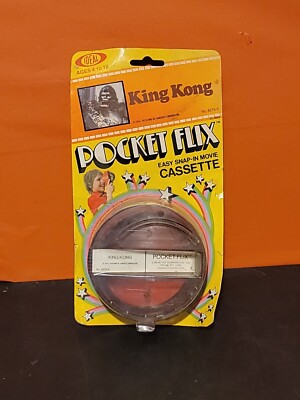 Rare Vintage 1978 Ideal Pocket Flix Movie Film Cassette ~ King Kong ...