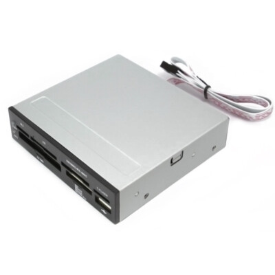 US 3.5 USB 2.0 Internal Card Reader For Micro SD SDHC MMS Pro XD M2 CF ...