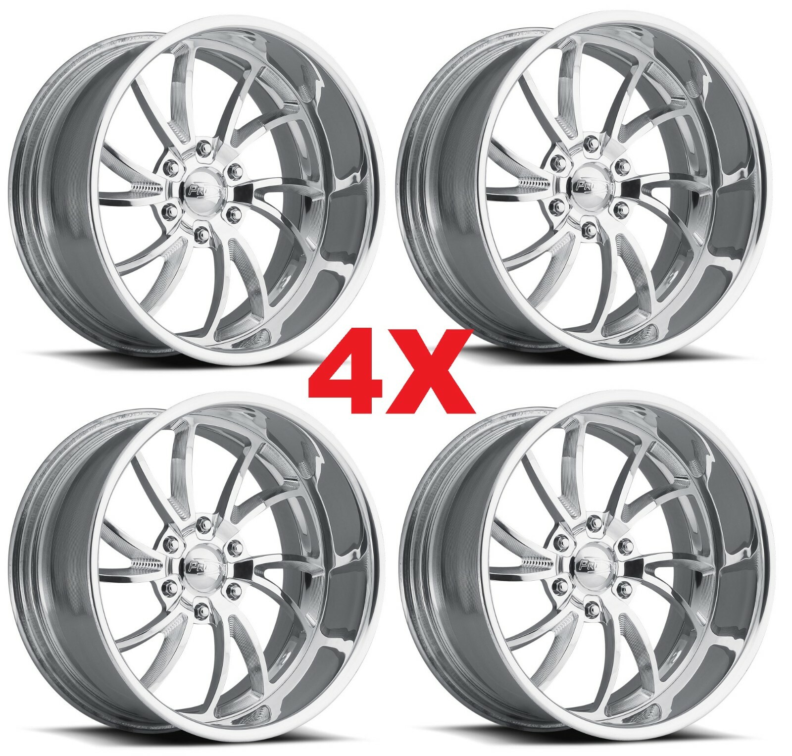 18 PRO WHEELS TWISTED SS 6 BILLET FORGED RIMS LINE US SPECIALTIES MAGS ...