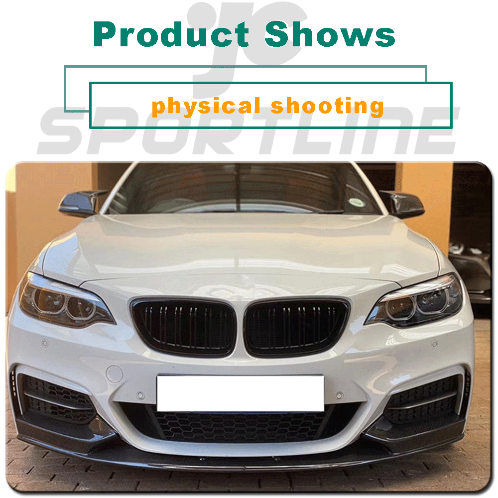 Carbon front lip spoiler sword for BMW 2 Series F22 M235i M240i M ...