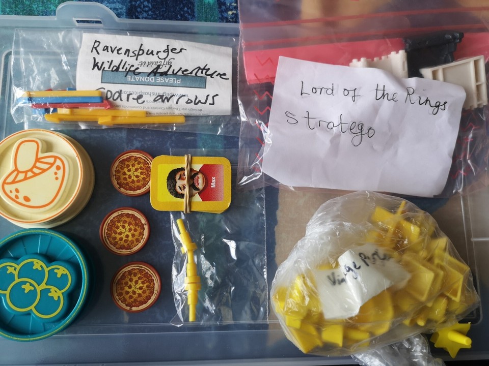 Board Game Spare Parts Bundle Large Assortment playing Pieces Tokens ...