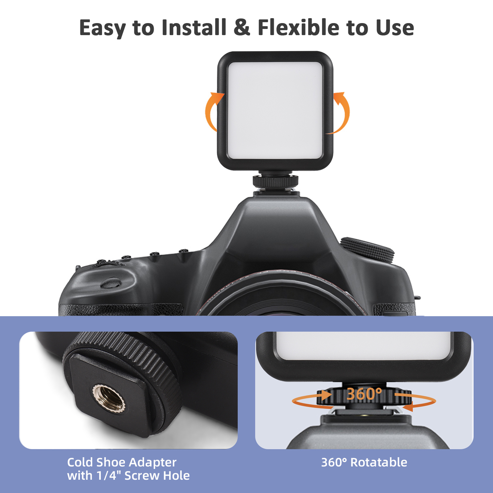 Pocket Video Photography 5600K Color I5A7 | eBay