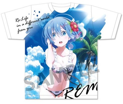 y7h Re:Zero Rem Anime T-Shirt S Cotton Unisex Unopened Official ...