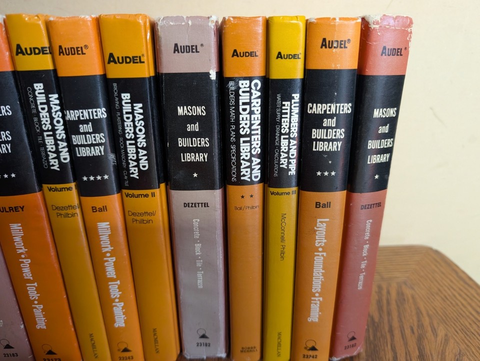 Audel Books Lot of 16 Hardcovers, VTG | eBay
