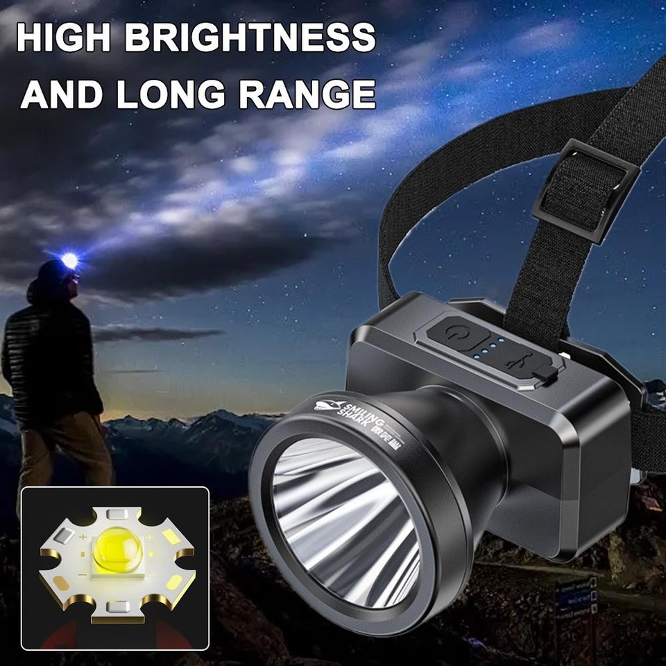Super Bright LED Headlamp Head-mounted Light Flashlight Cap Light K5W1 ...