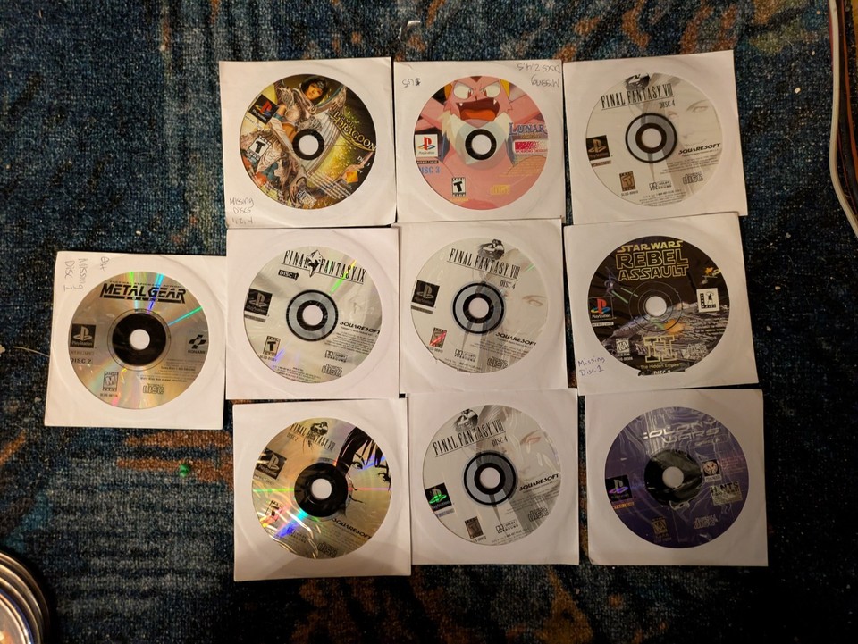 Sony PS1 PlayStation Lot Of 18 Games CIB and loose + 7 Extra discs | eBay