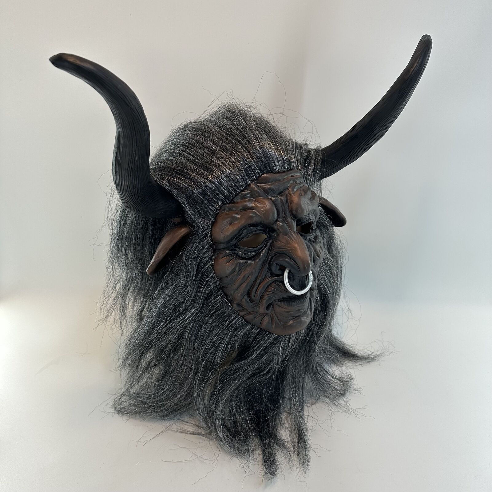 2025 Bull Demon King Full Head Latex Mask Role Play Party Horror ...