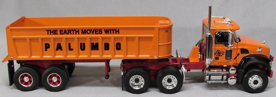 Vintage 1999 First Gear Mack Palumbo Granite Tractor with End Dump ...