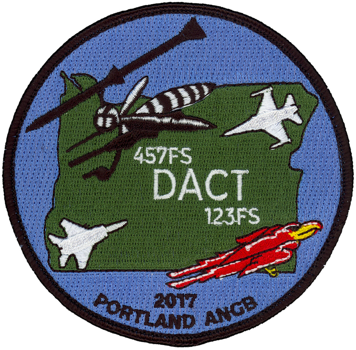 USAF 123d & 457th FIGHTER SQUADRON DACT 2017 PATCH | eBay