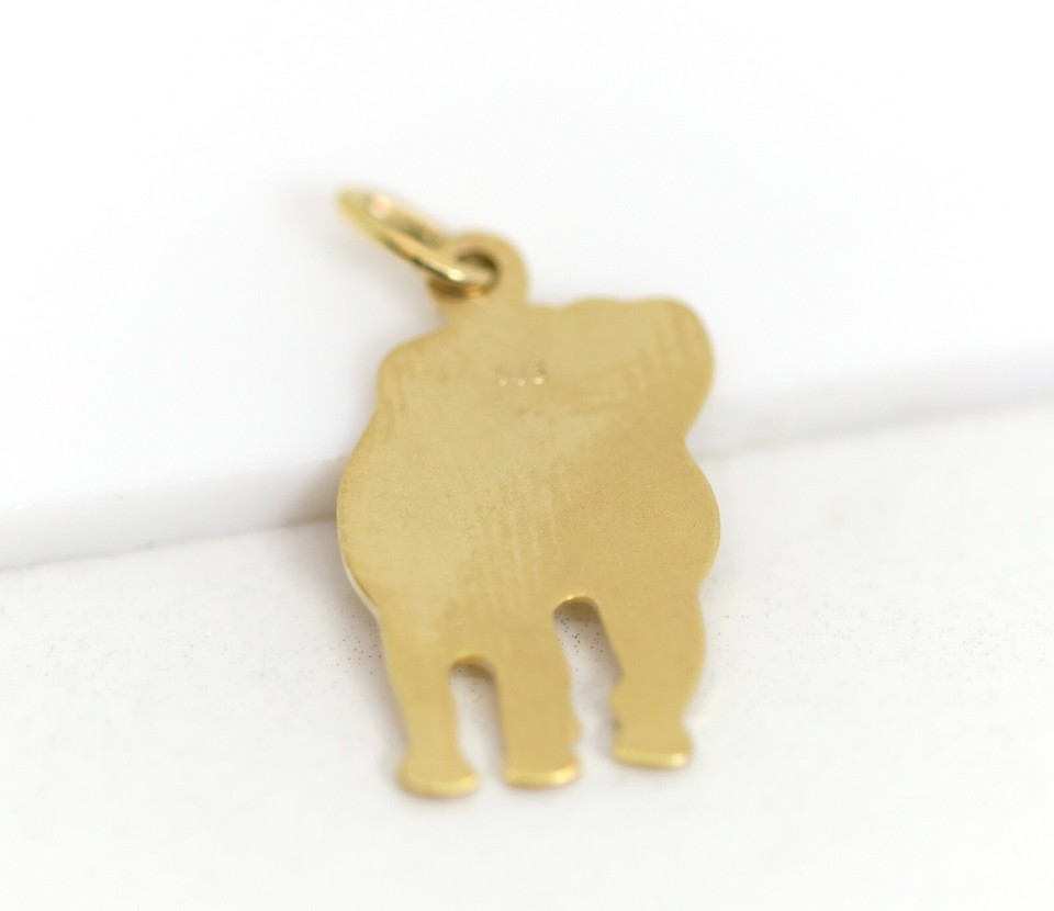 Pendant Elephant Yellow Gold 333 – 8kt Partly Satin, L: 0 11/16in (0 7 ...