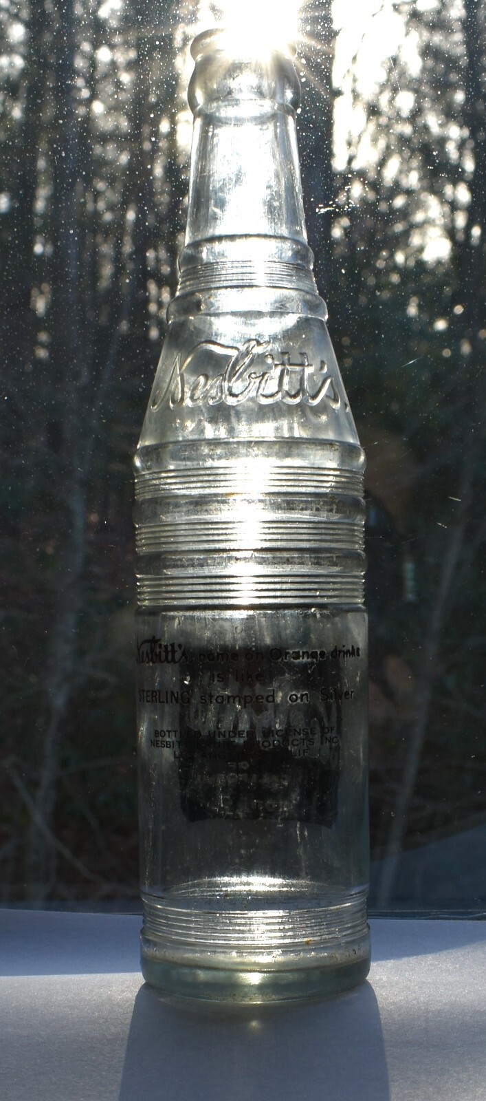 Vintage Embossed Nesbitt's Soda Bottle Sterling Silver Stamped on ...