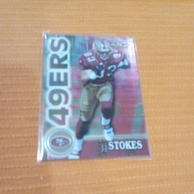 2000 Topps Finest JJ Stokes #14 football card san Francisco 49ers . | eBay