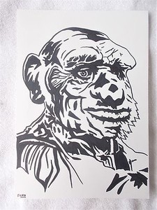 A4 Art Marker Pen Sketch Drawing Hoggle from Labyrinth Classic Movie | eBay