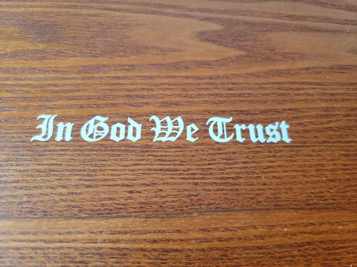 In God We Trust U.S. Car Window Decal Bumper Sticker Merica | eBay