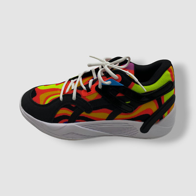 $120 Puma Men's Black TRC Blaze Court Lava Basketball Sneaker Shoes ...