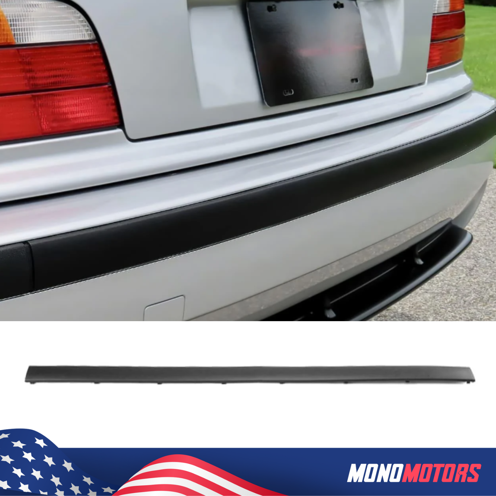 BUMPER TRIM MOULDING STRIP BAND SET For BMW E36 M3 BUMPER 3-5 DAYS ...