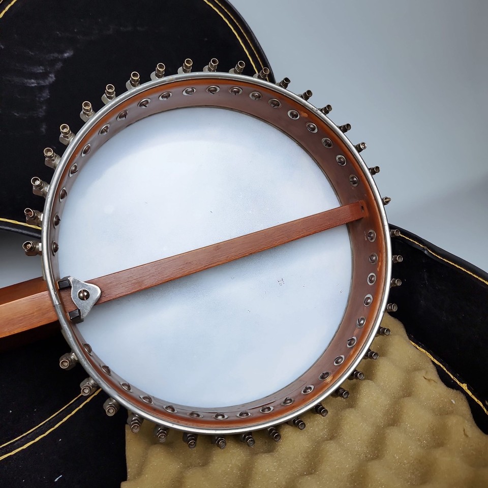 SuperTone The Challenge No 822 Banjo Antique 5-String Folk Instrument w ...