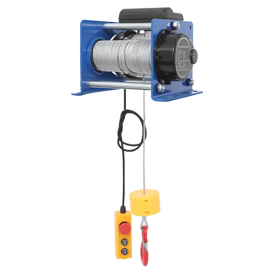 400kg/881lbs Electric Hoist Electric Winch Wired Lifting Hoist & Remote ...
