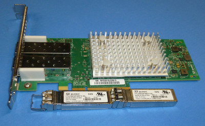 Qlogic QLE2742-DEL DP 32GB Host Bus Adapter w/2 SFPs FTLF8532P4BCV-QL ...