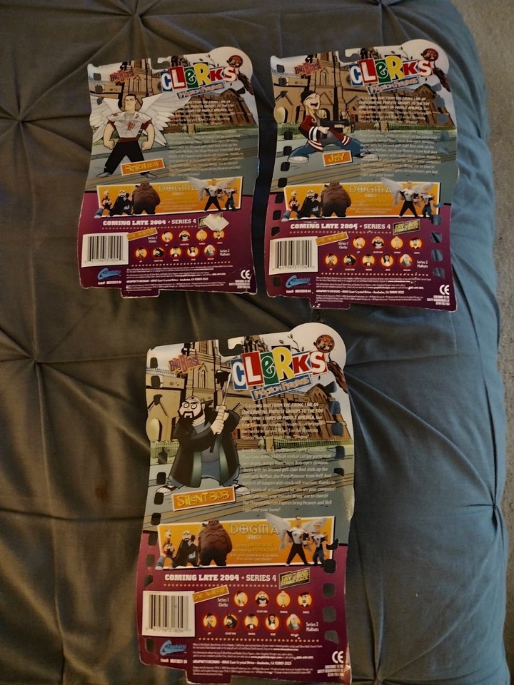 Lot Of 3 Clerks InAction Figures Jay Silent Bob Bartleby Series 3 | eBay