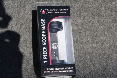 Thompson Center Black One Piece Scope Base & Rings Combo 1" Medium ...