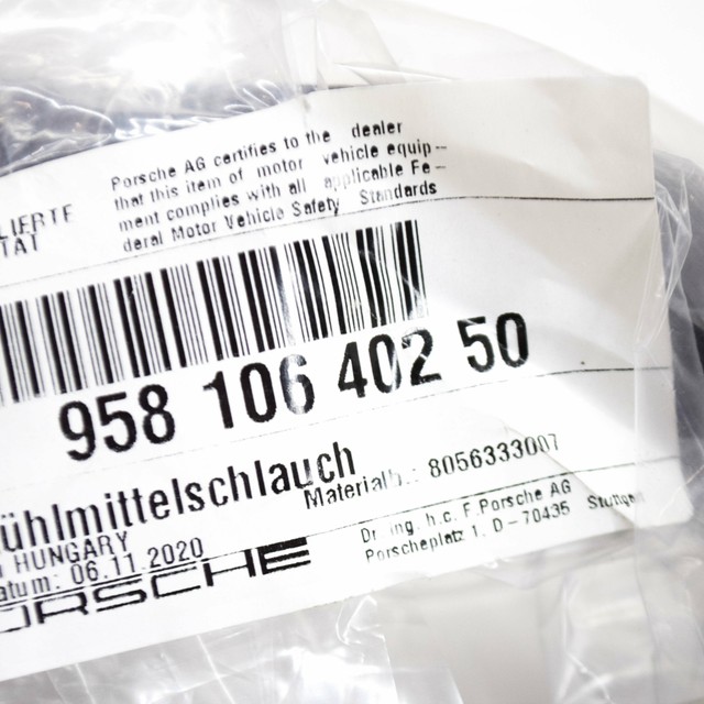 Porsche 95810640250 Genuine OEM Lower Hose for sale online | eBay