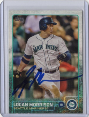 LOGAN MORRISON MLB Mariners 2015 Topps Auto Autographed Signed #536 Card | eBay