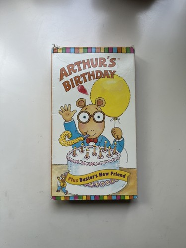 Arthur’s Birthday Plus Buster’s New Friend VHS Tape 1999 Random House ...