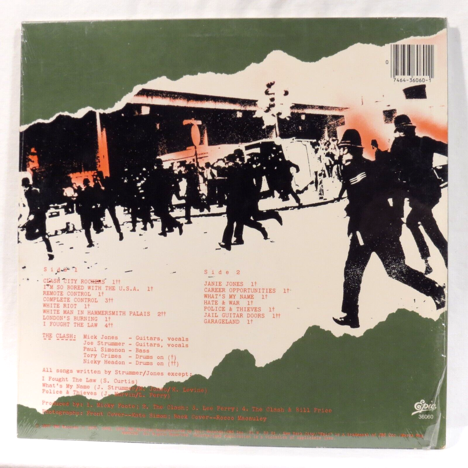 THE CLASH ‎– The Clash 1979 1st US LP w/ promo 7" and sticker SEALED | eBay