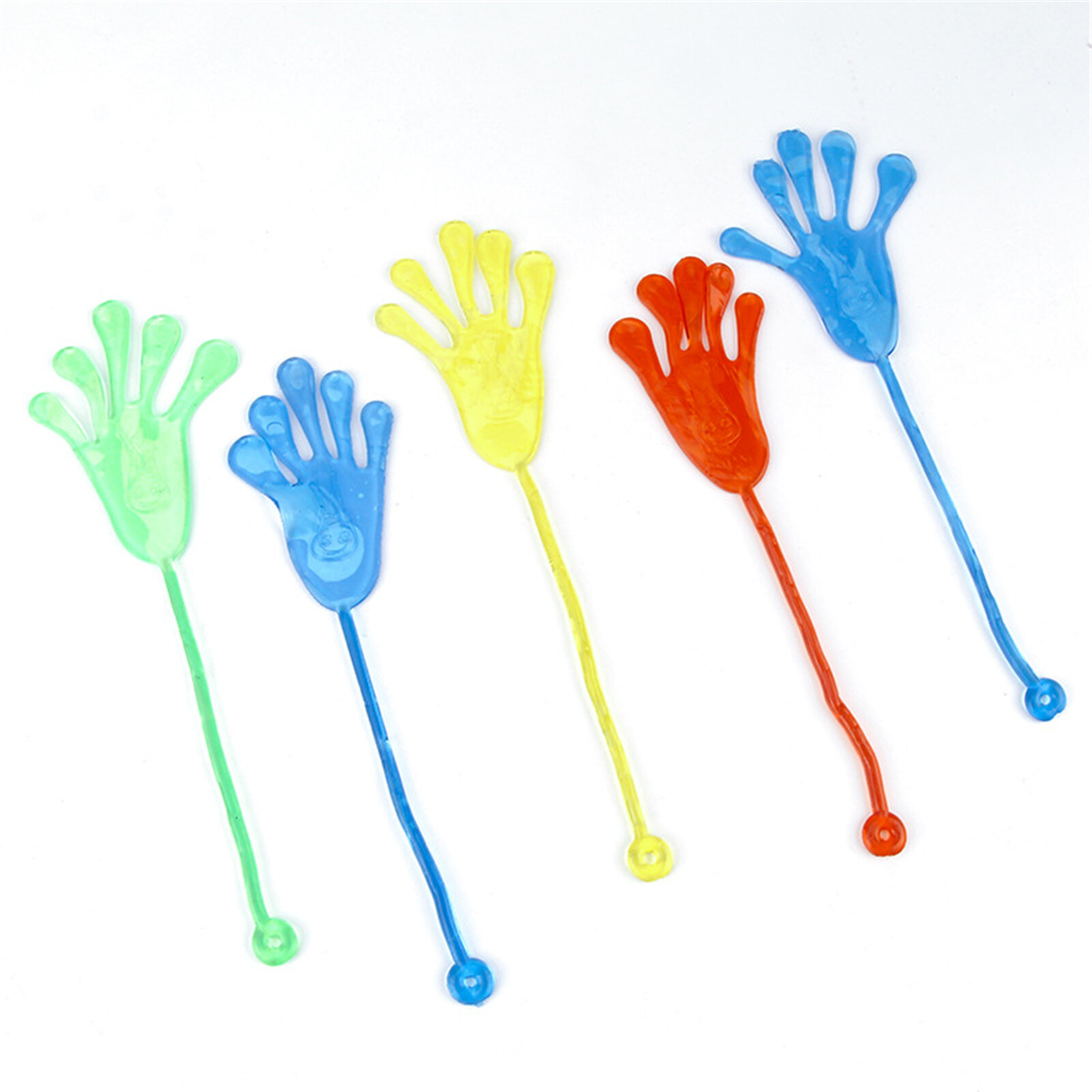 UP 100PCS Sticky Hands Stretchy Jelly Kids Toy Party Novelty Gift Stock ...