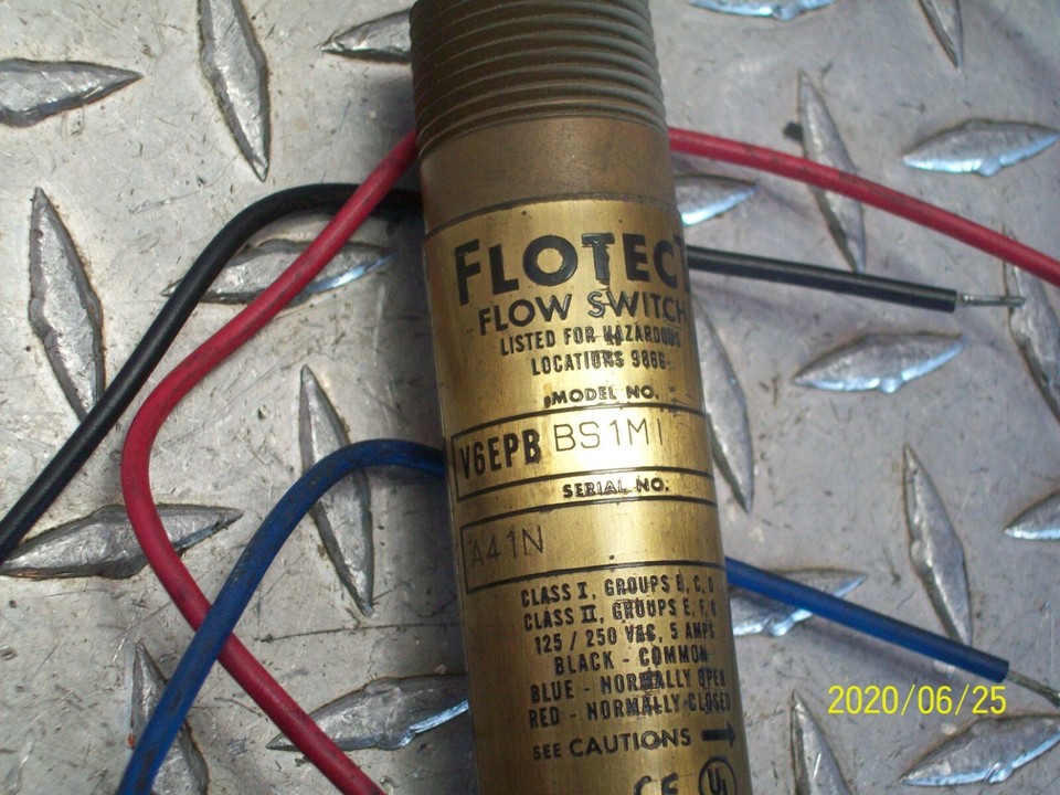 NEW FLOTECH V6EPBBS1MI FLOW SWITCH | eBay