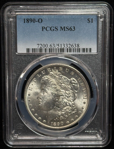 1890 O - PCGS MS 63 - Morgan Silver One Dollar Uncirculated S$1 Coin ...
