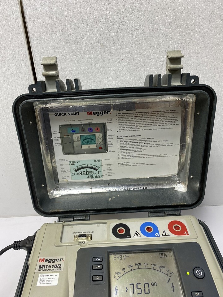 Megger MIT510/2 5KV Insulation Tester | eBay