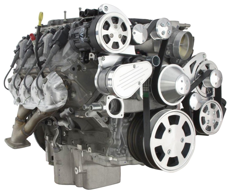 LT4 GEN 5 SERPENTINE SYSTEM CONVERSION KIT AC PS ALT MID-MOUNT ALL ...